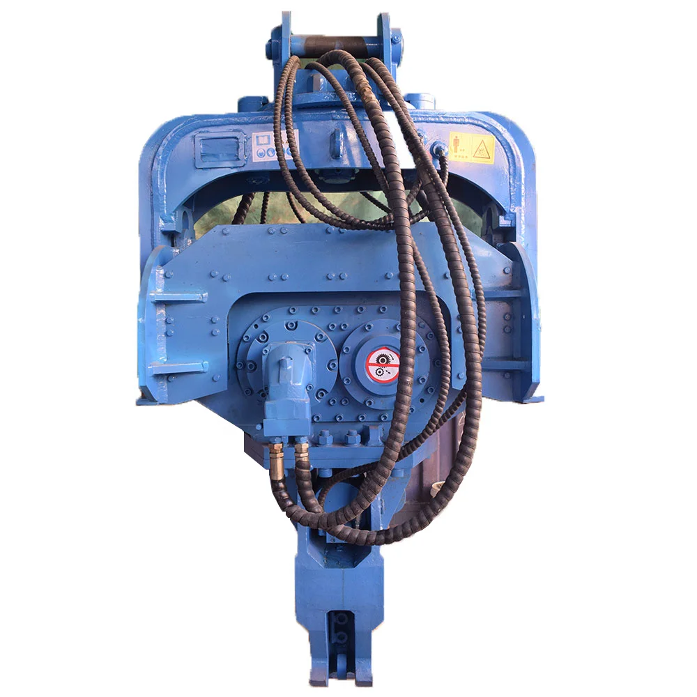 Kyotechs Hydraulic Excavator Mounted Vibratory Hammer Sheet Piling ...