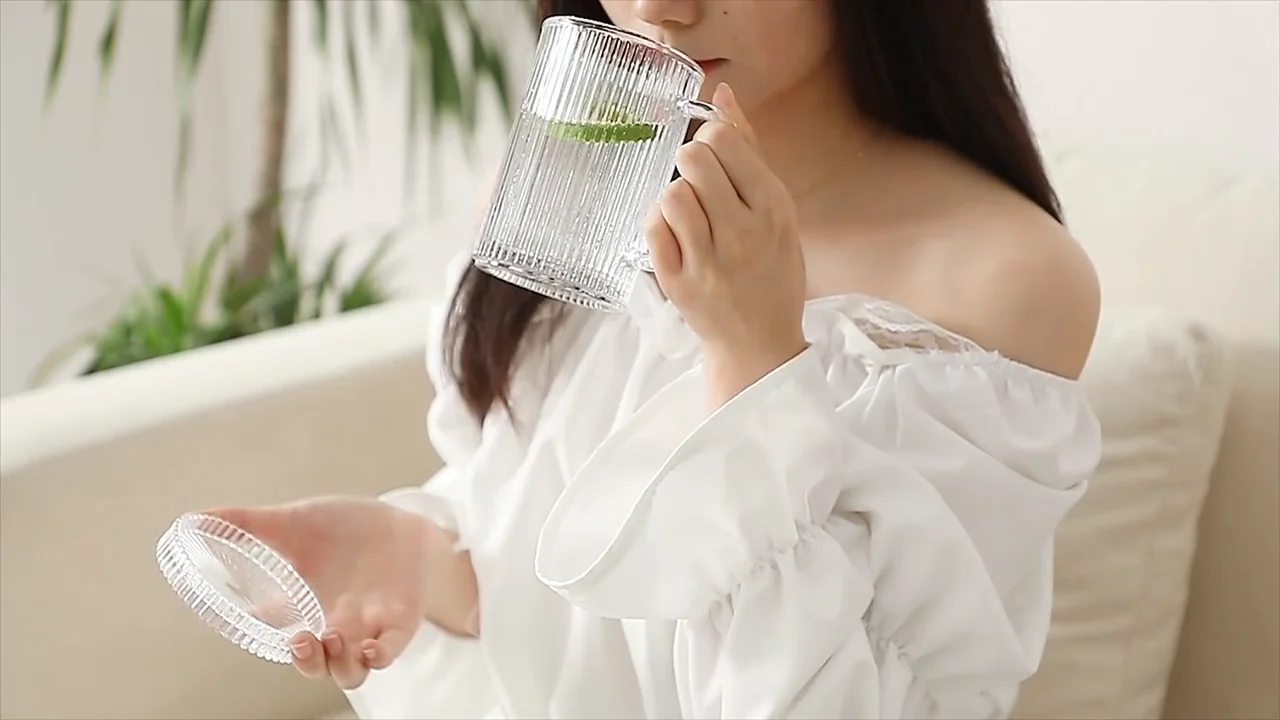 High Quality Creative 330ml Clear Glasses Coffee Mug Gift Tea Beer ...