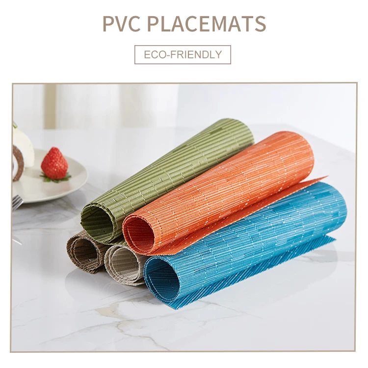 Starunk Round Table Placemats Non-slip Wedge Placemats Heat Resistant ...