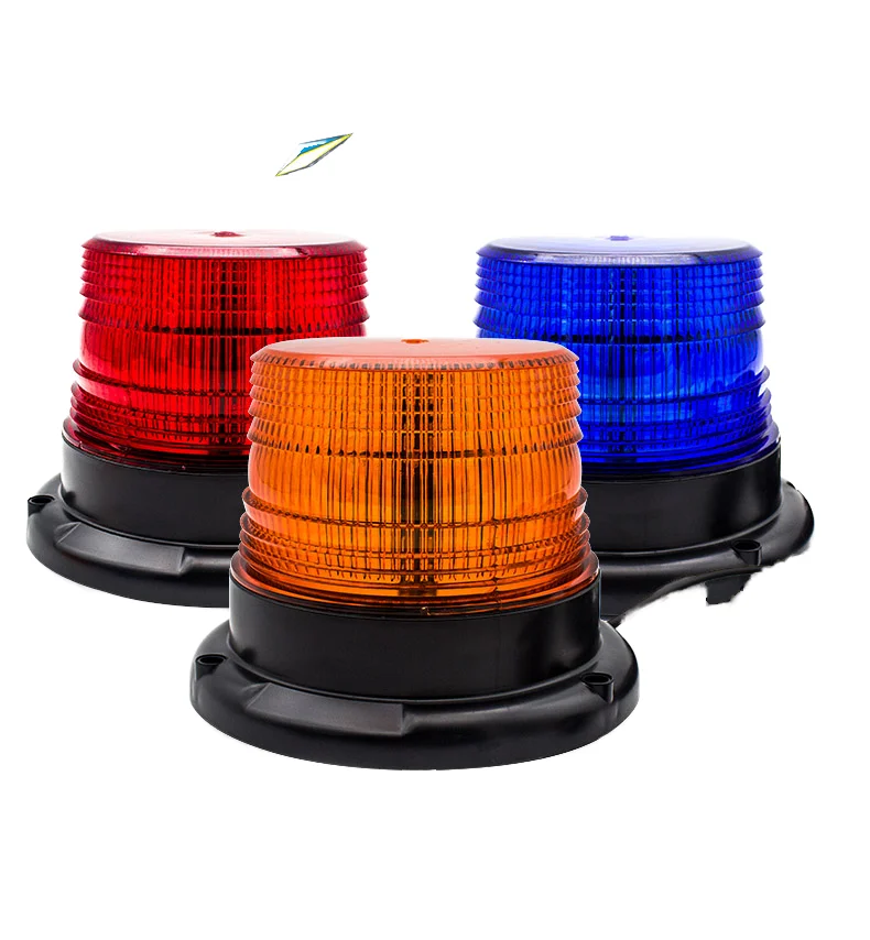 12V LED Emergency Flashing Light Magnetic School Bus Beacon for Cars ...