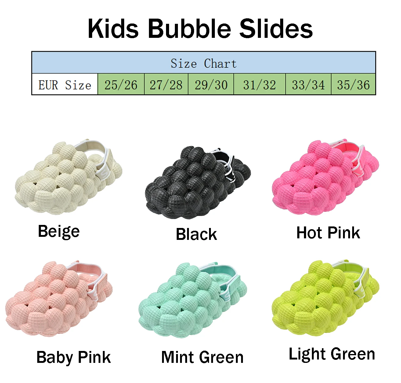 2023 Spring New Kids Soft Eva Outdoor Sandals With Removable Straps ...