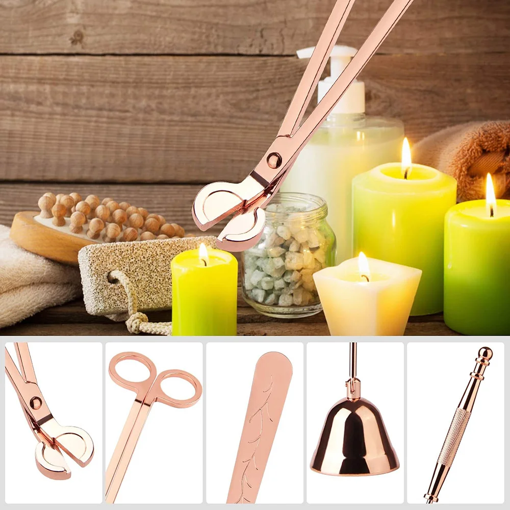 3 In 1 Candle Accessory Set Custom Laser Logo Candle Wick Trimmer ...