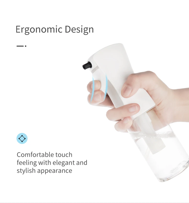 Reusable Plastic 200ml 300ml Detergent Foam Trigger Continuous Spray ...