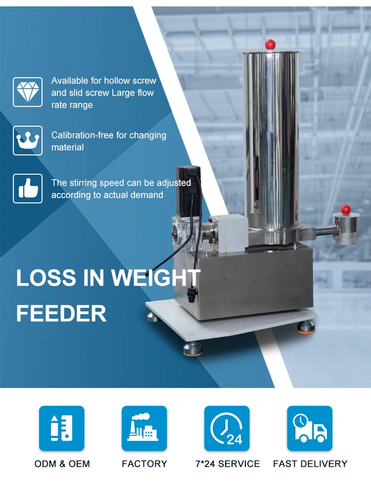 High Accuracy Stainless Steel Continuous Micro Loss In Weight Feeder ...