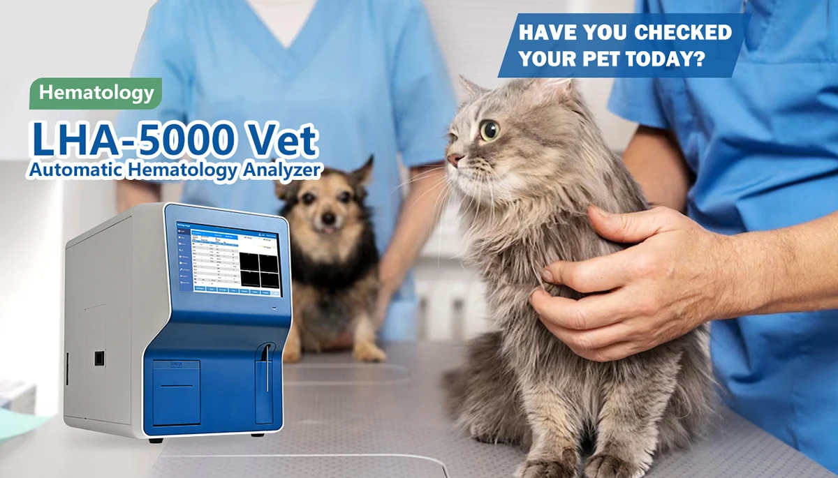 Laboratory Veterinary Full Blood Cbc Machine 5 Part Vet Hematology ...