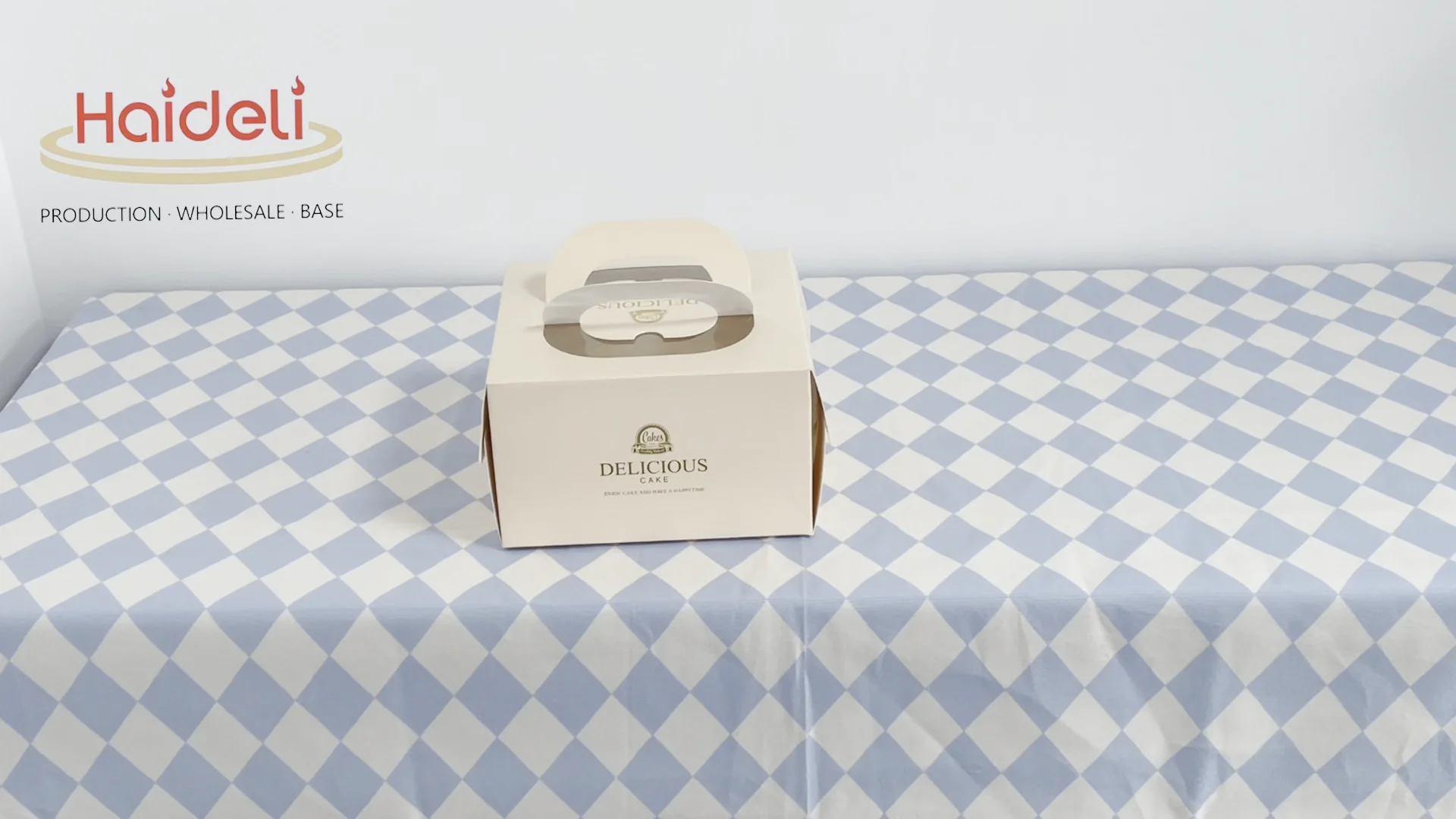 Custom Printed Cardboard Transparent Dessert Cake Packaging Clear ...