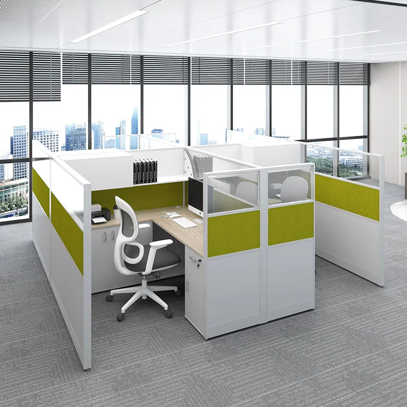 Guangzhou Factory Modern Office Furniture Office Desk Workstation ...