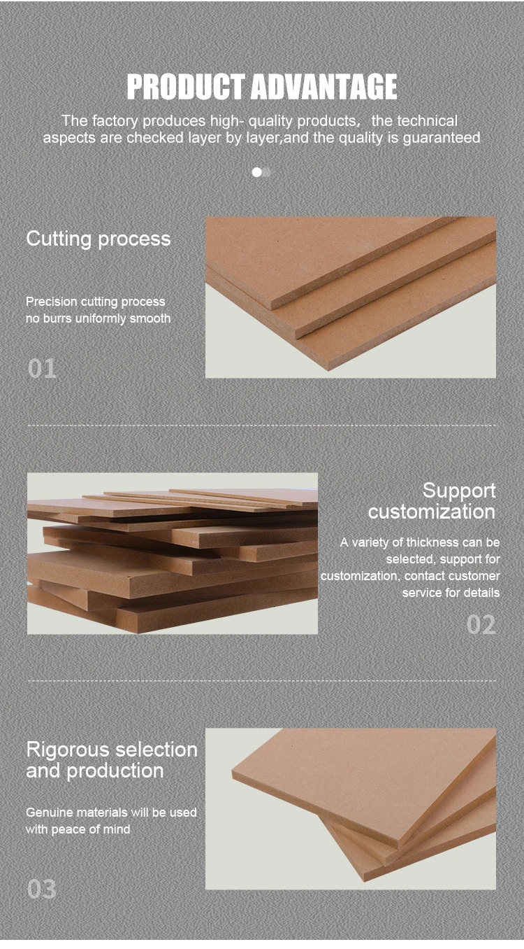 Factory Outlet Melamine Mdf Board Large Size Water Resistant Mdf Board ...