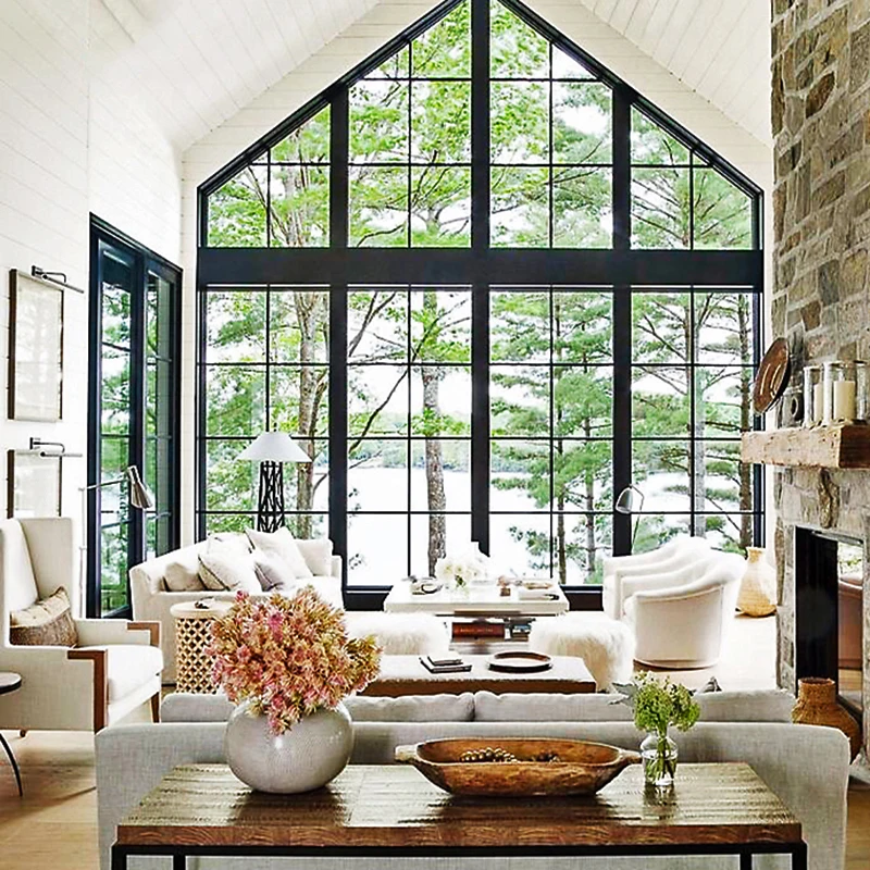 Black Steel Framed Windows for Homes - Stylish & Durable