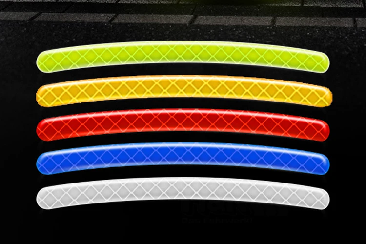 20 Pcs/set Universal Night Safety Warning Car Stickers Reflective Car ...