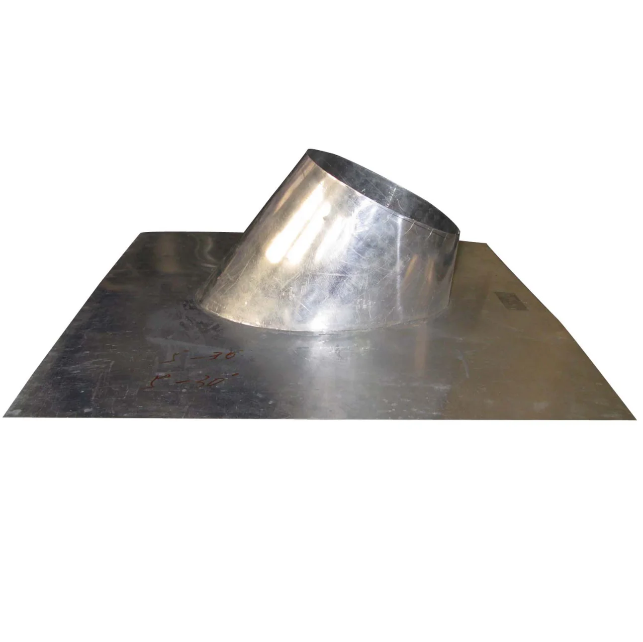 Stainless Steel 304 Adjustable Roof Flashing 6" For Double Wall Chimney ...