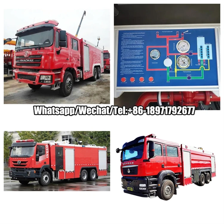 Isuzu Giga Fire Fighting Truck 6x4 12cbm 16cbn Water Powder Foam Tank ...