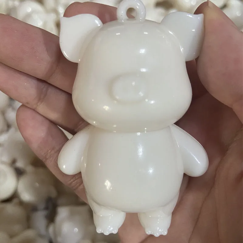 Fluid Bear Diy White Embryo Drawing Acrylic Painting Model Coloring ...