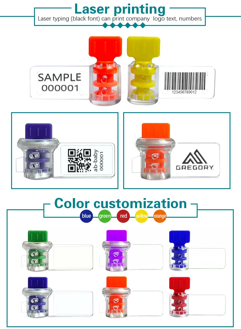 Customized Tamper Evident Utility Meter Seals - Secure & Durable