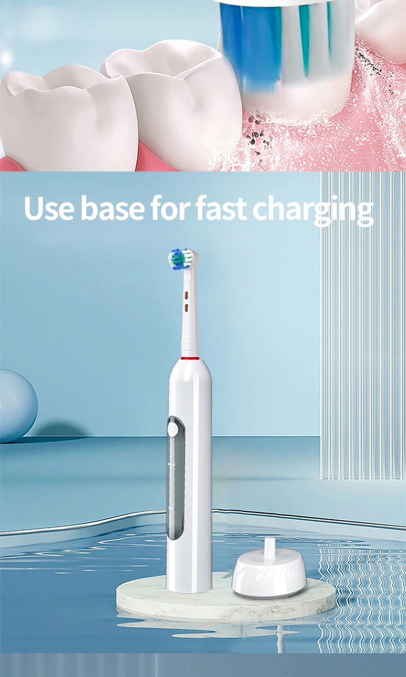 Custom Oscillating Toothbrush Electric Oral Toothbrush Rechargeable ...
