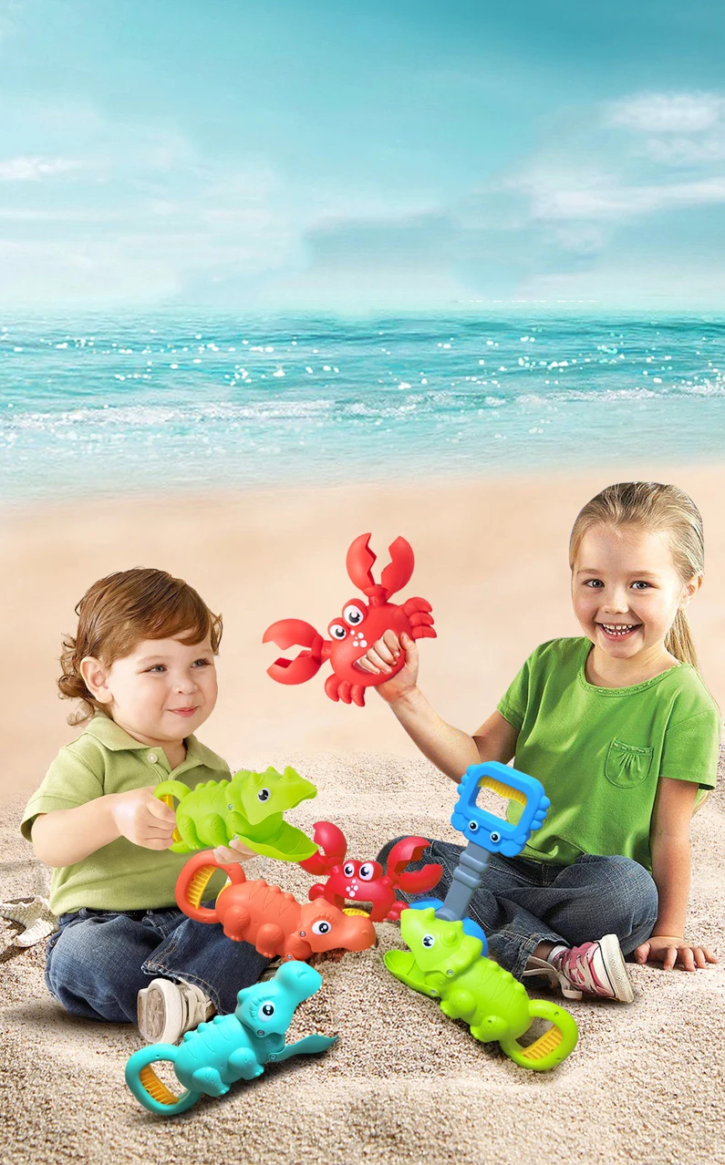 Children's Beach Toys - Lobster Dinosaur Sand Shovel Set