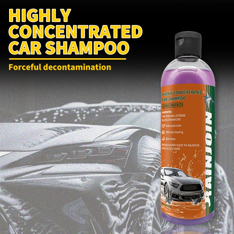 Car High-Foam Washing Liquid Concentrated Water Wax Foam Cleaner Strong ...