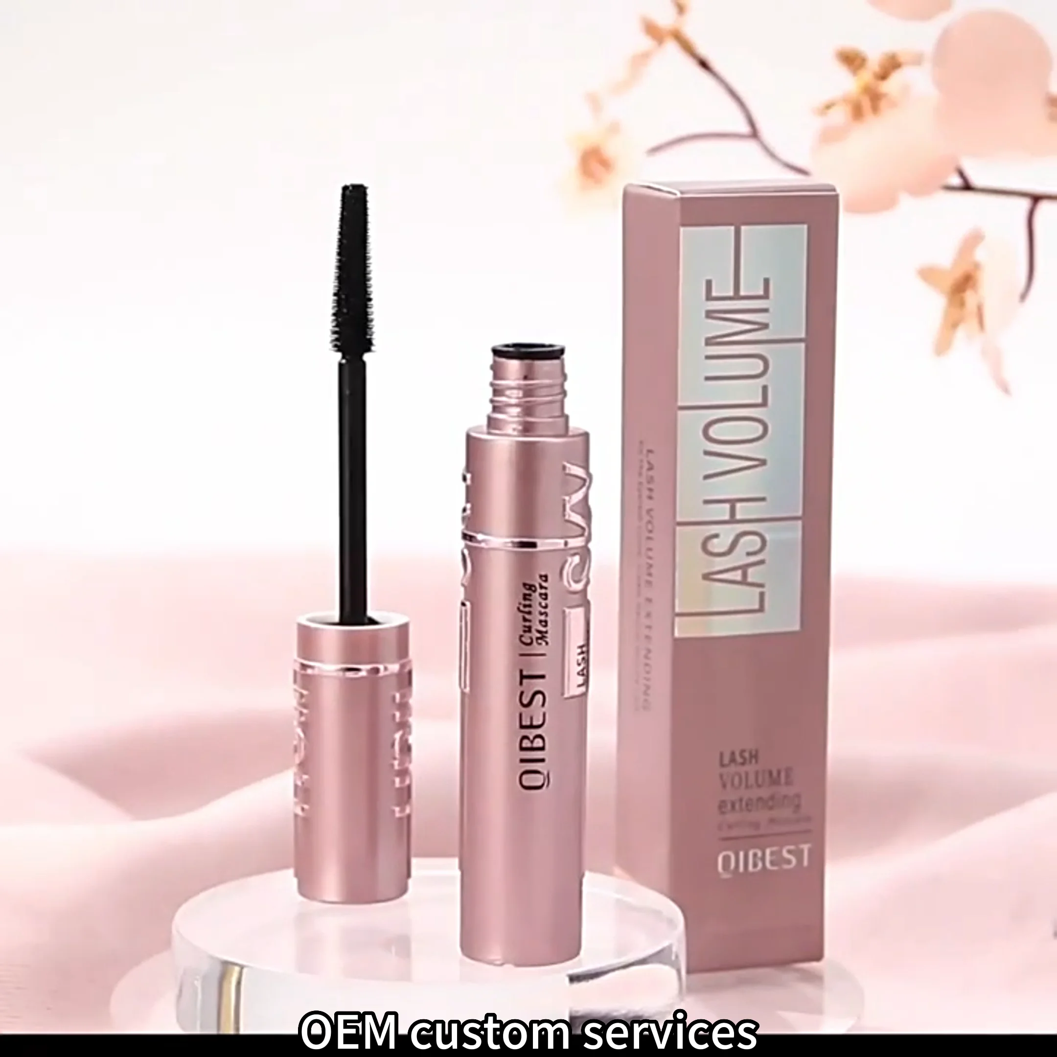 Holographic Silver Tube Waterproof Mascara Long & Curl Eyelashes Not ...