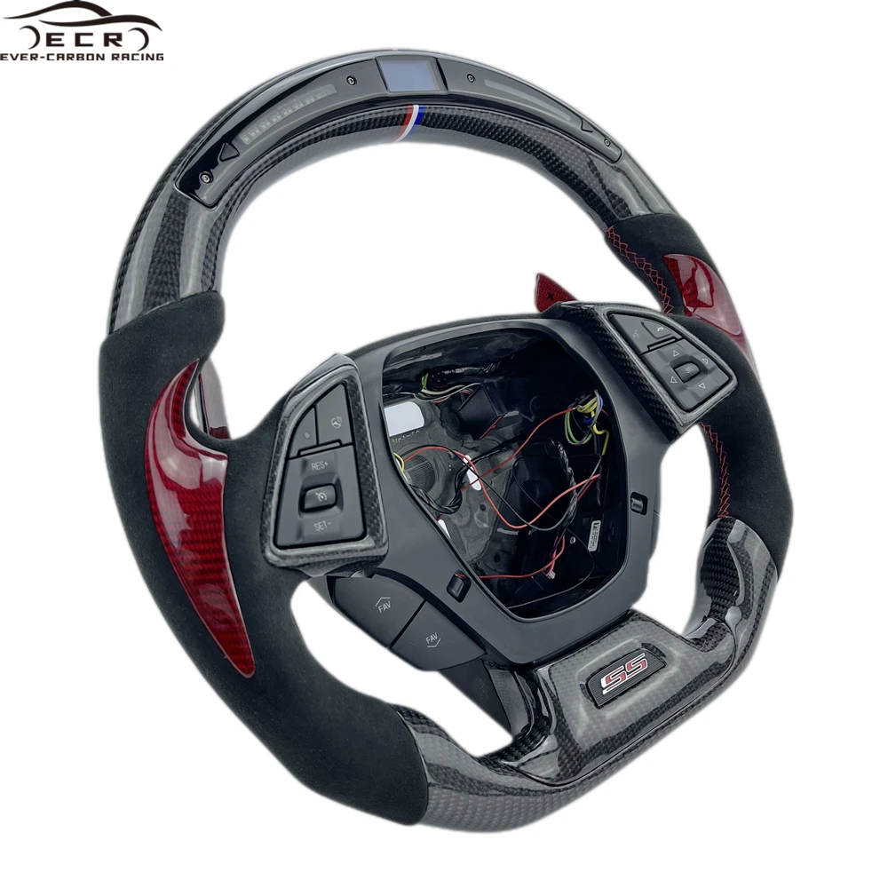 Steering Wheel Ever-carbon Led Carbon Fiber 2016 Racing Ecr Personal ...