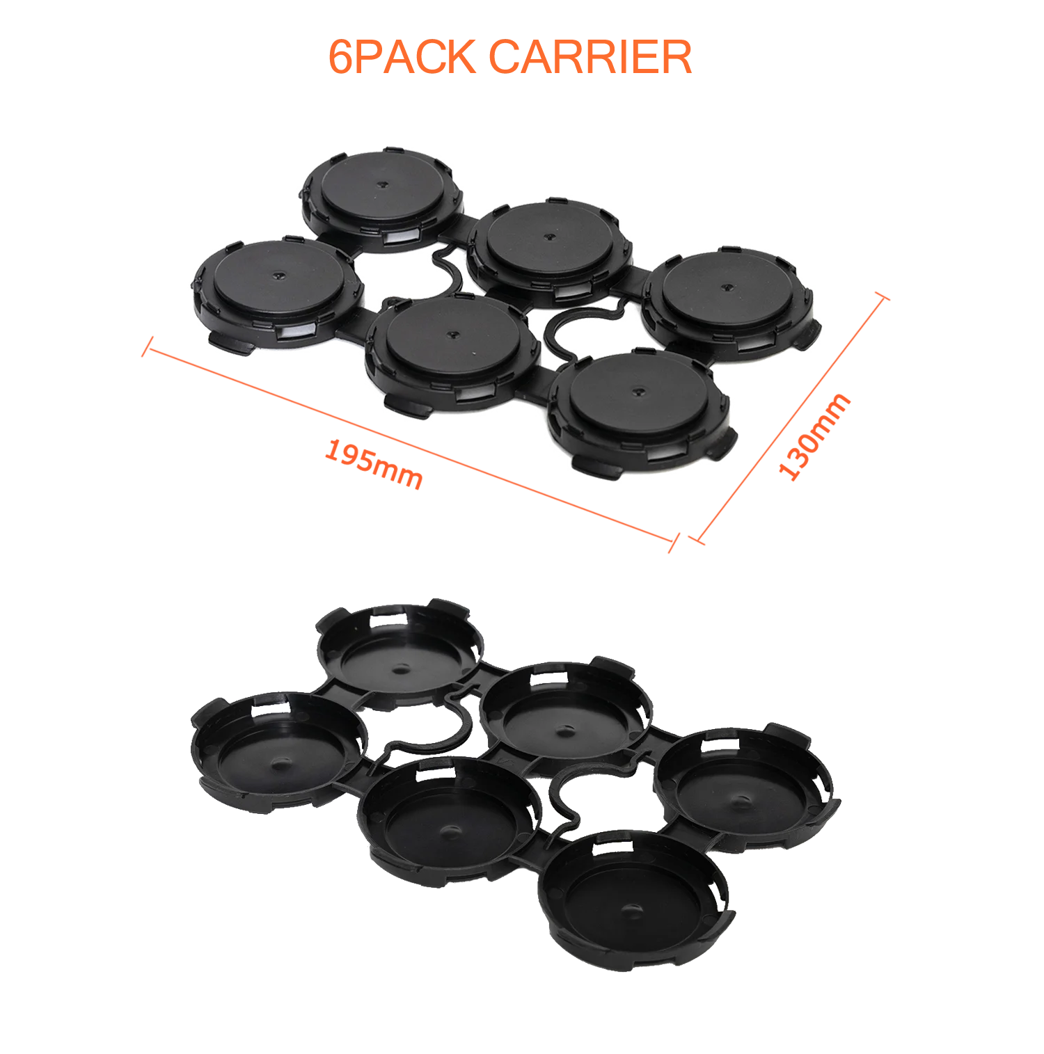 Logo Customized 4 Pack Plastic Beer Can Handles Holder Carrier Clips ...