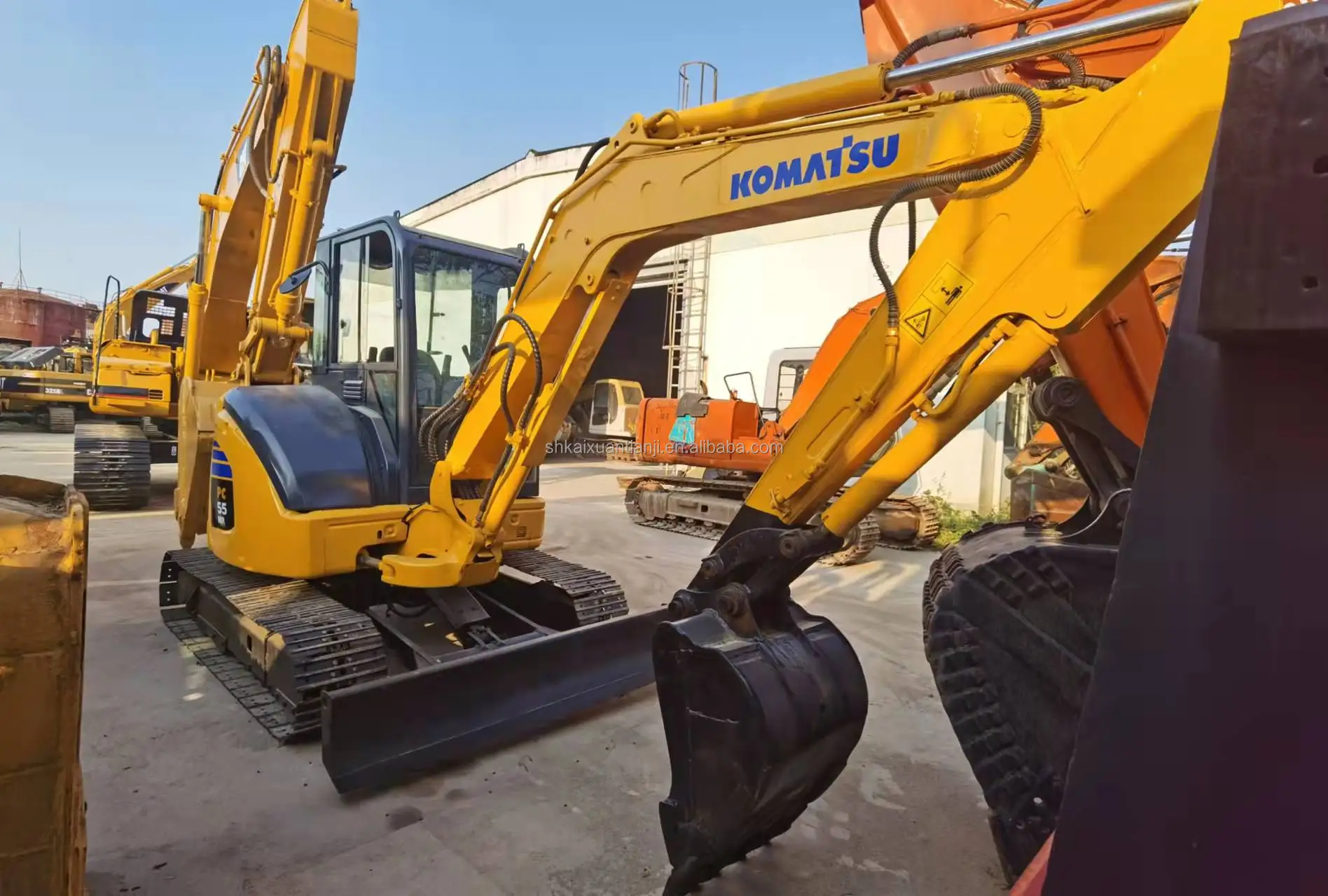 Komatsu Pc55mr Hydraulic Tracked Excavator 2019 Provided Original Mini Excavator Kubota Engine ...