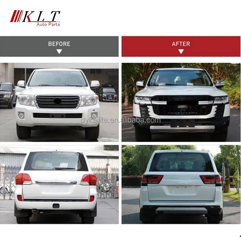 Klt Land Cruiser 200 Lc200 New Gr Upgrade Body Kit For 2008-2020 Toyota ...