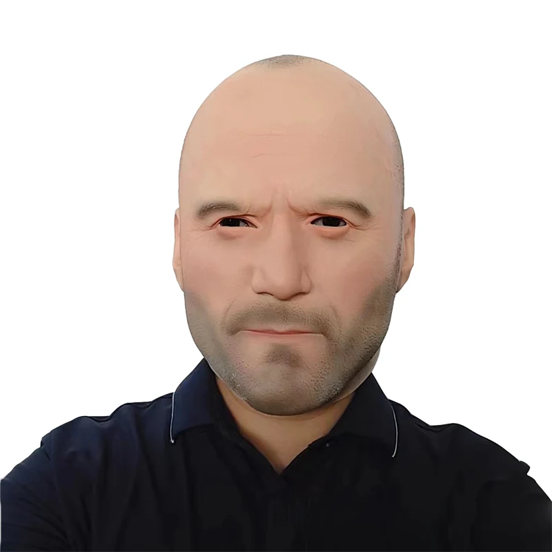Realistic Celebrity Face Mask - Soft Latex Full Head Funny Mask for ...