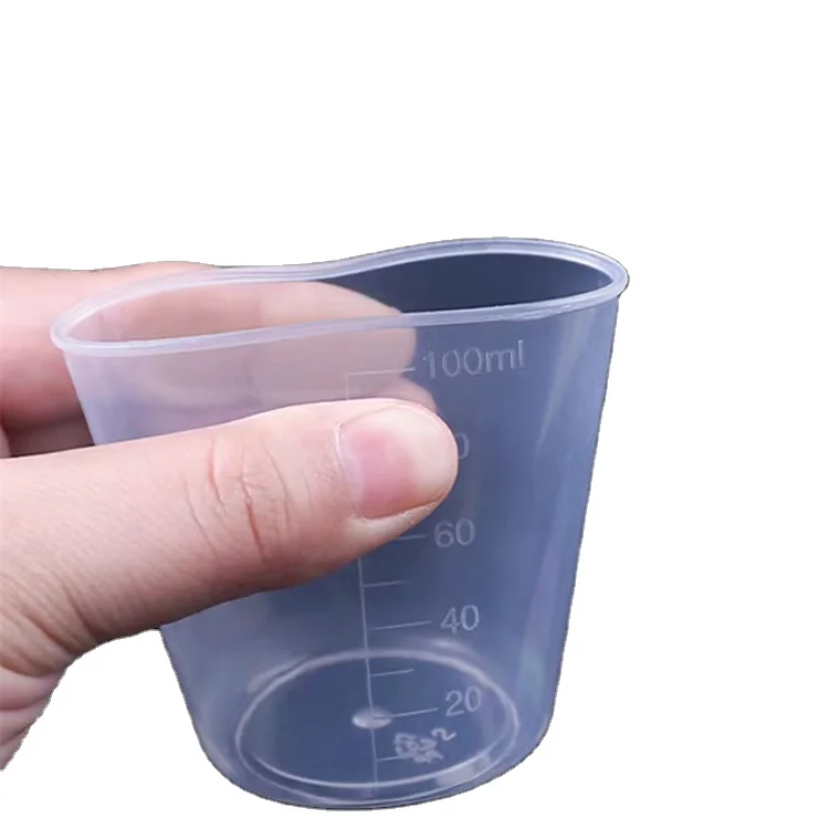 Hot Selling Small Transparent Plastic Measuring Cup with Scale and Lid ...