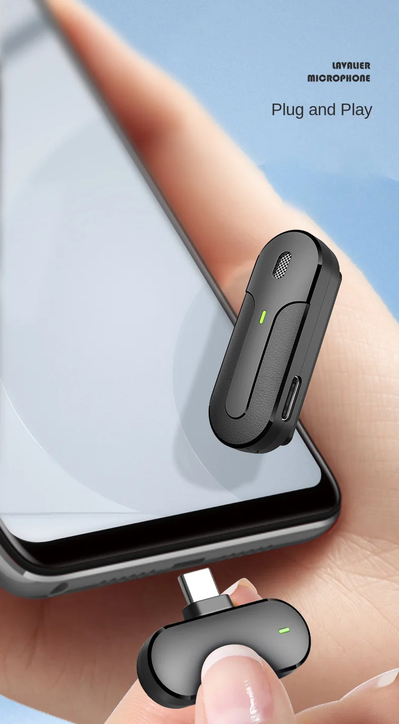 Portable Audio Video Recording Mini Mic for Iphone Android