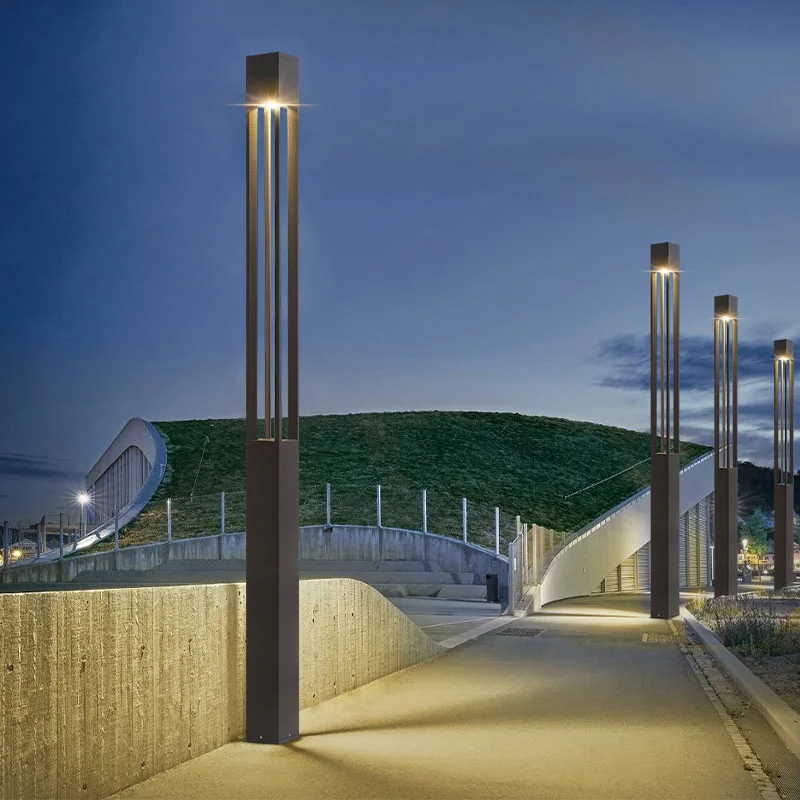 2024 Sun Powered Landscape Outdoor Modern Square Decorative Light ...