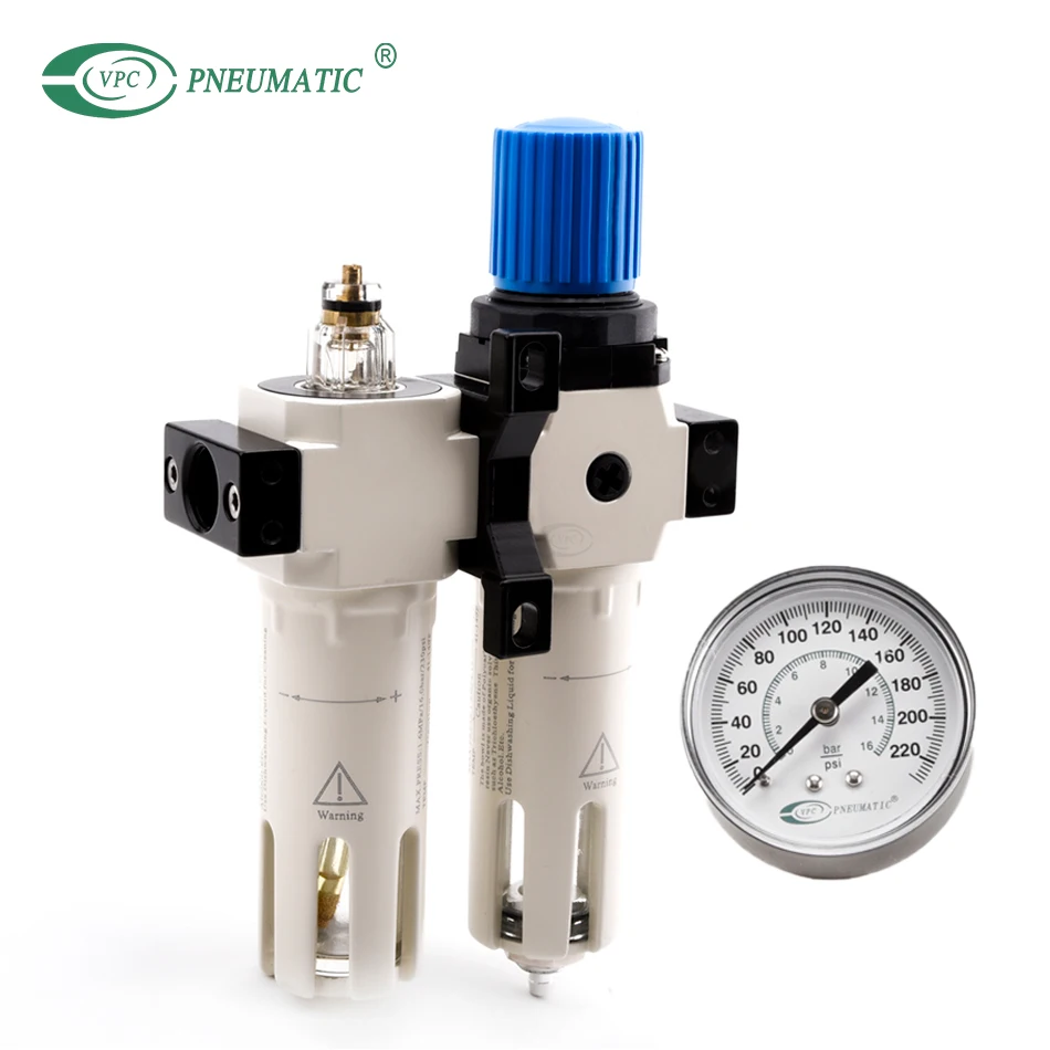 VPC Type Air Source Treatment FRL Unit VFC Series Pneumatic