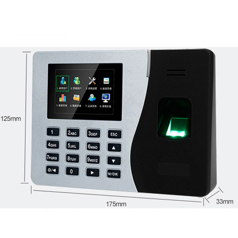 Zk Biometric Time Attendance System K14 Fingerprint Clock