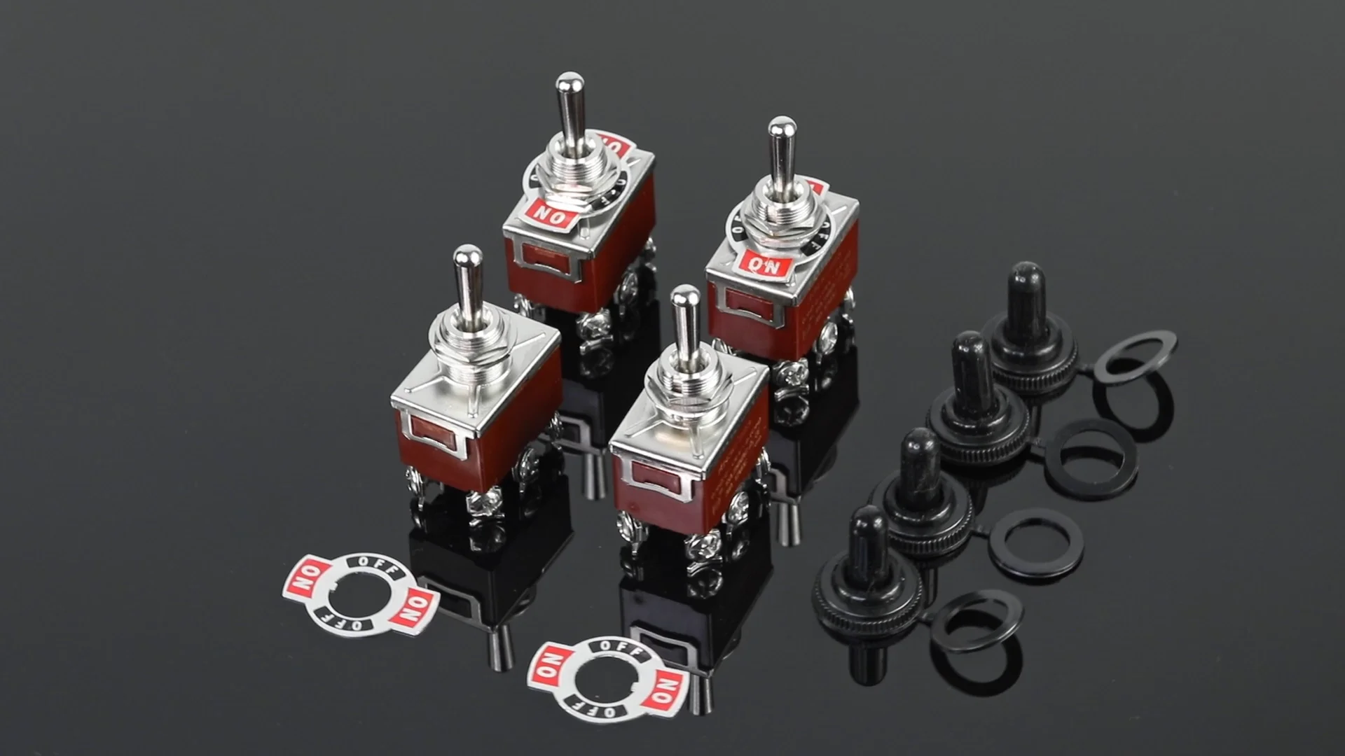 Kn3c-223 15a 12mm 6p (on)-off-(on) Reset Dpdt Momentary Toggle Switch - Buy Dpdt Momentary ...