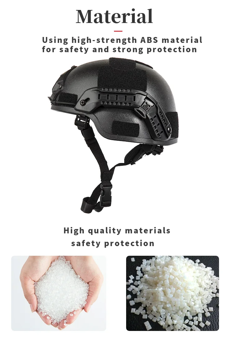 Mich 2001 Action Version Tactical Helmet With Nvg Mount And Side Rails ...