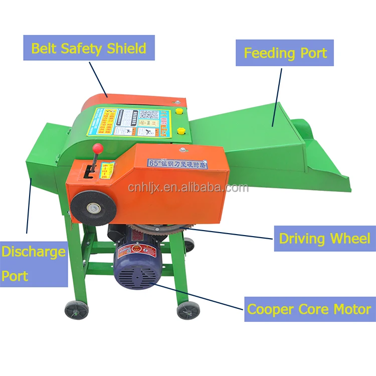Bran Cutting Milk/cattle Feed Grass Cutting Machine Provided with ...