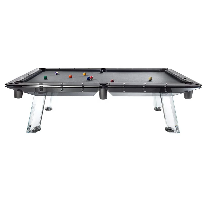 8ft Deluxe Glass Slate Billiard Pool Table - Buy Slate Billiard Table ...
