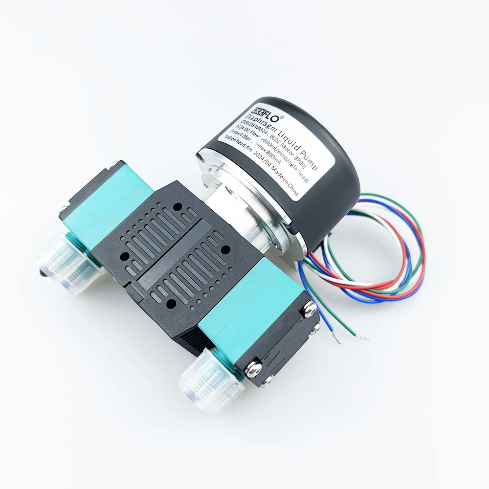 EPDM CF60 Double Heads 24 Volt Liquid Pump for Agriculture