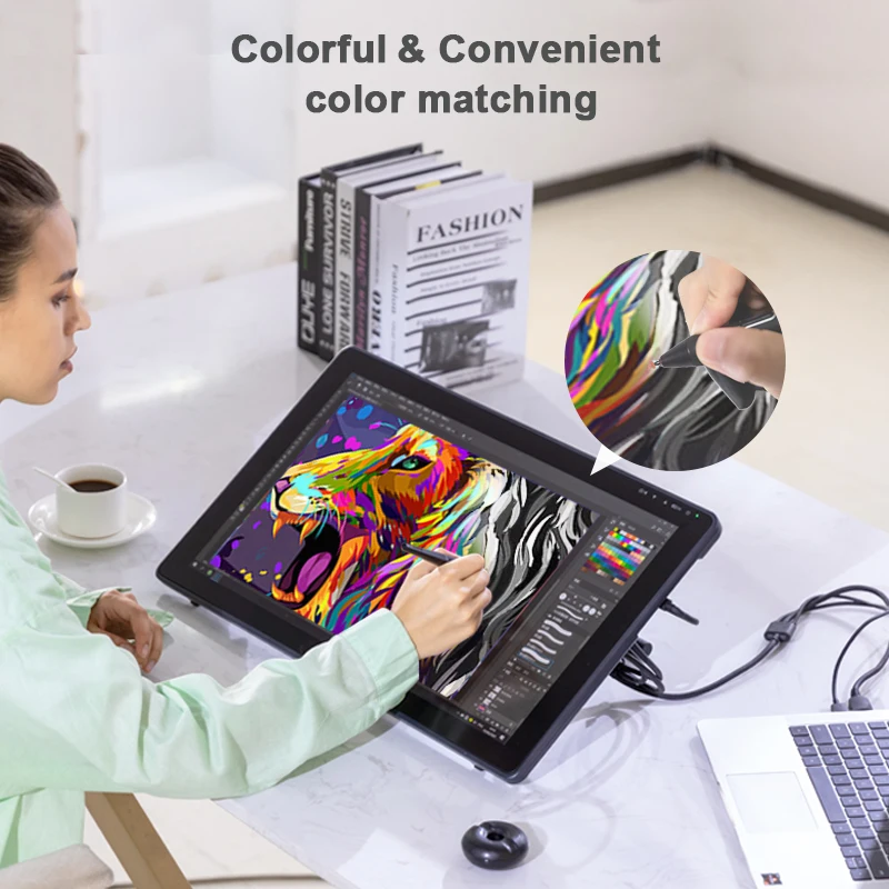 Huion Kamvas 22 Plus - Professional Drawing Monitor