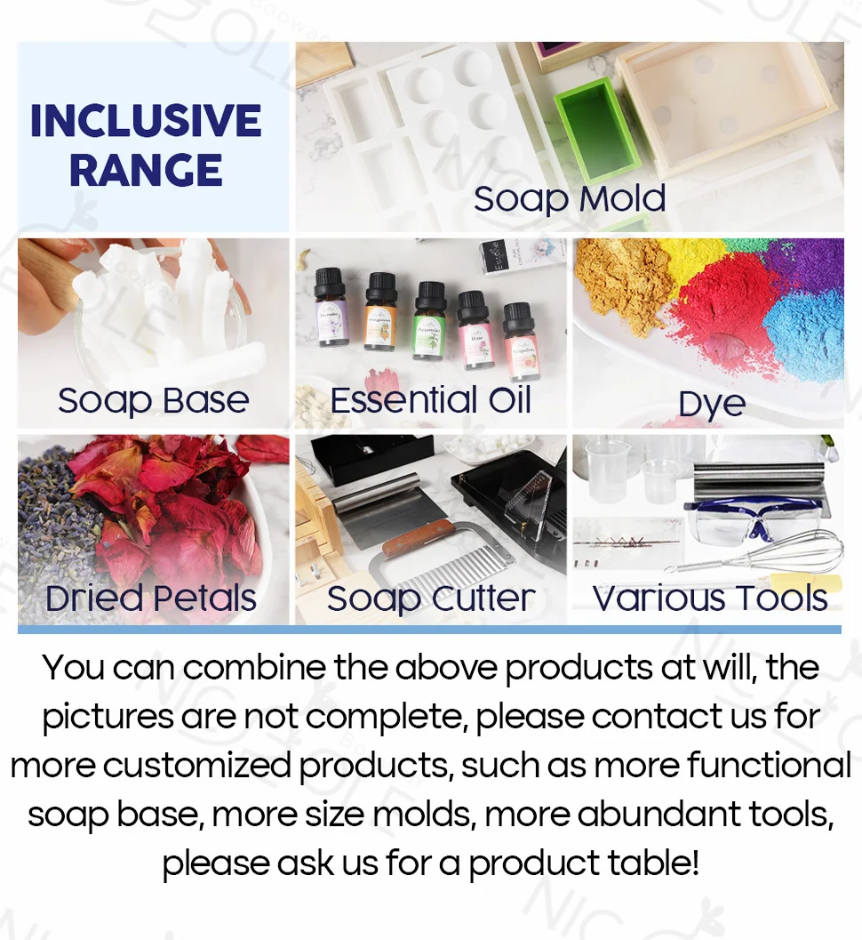 Nicole Custom Handmade Soap Making Set Kits Supplies