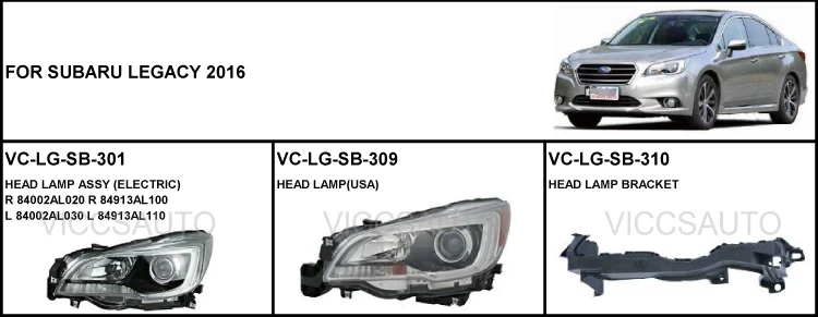 OEM 84002AL020 84913AL100 84002AL030 84913AL110 for SUBARU LEGACY 2016 ...