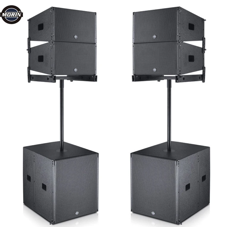Single 10inch Line Array Tower Speakers Powered Dsp Audio Sound System ...