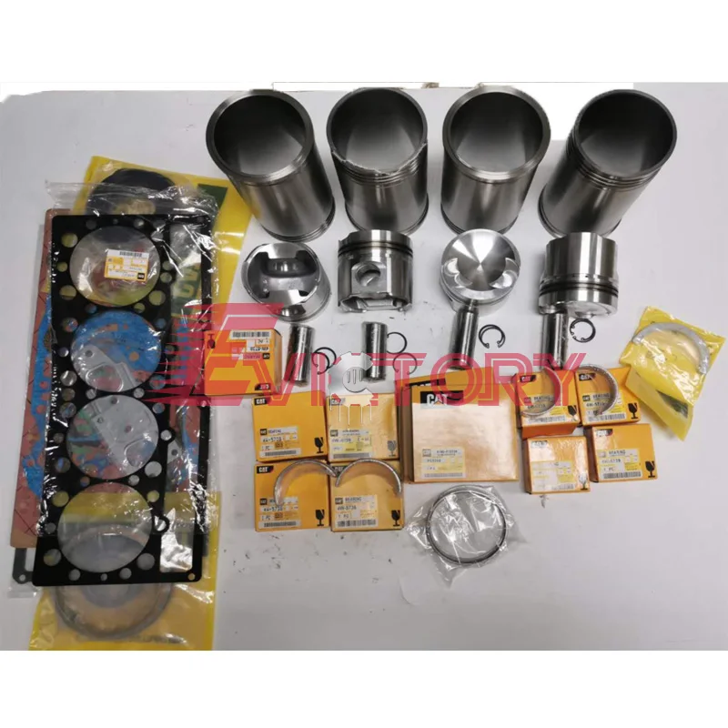 For Caterpillar Cat 3304 Overhaul Rebuild Kit Piston Bearing Gasket ...