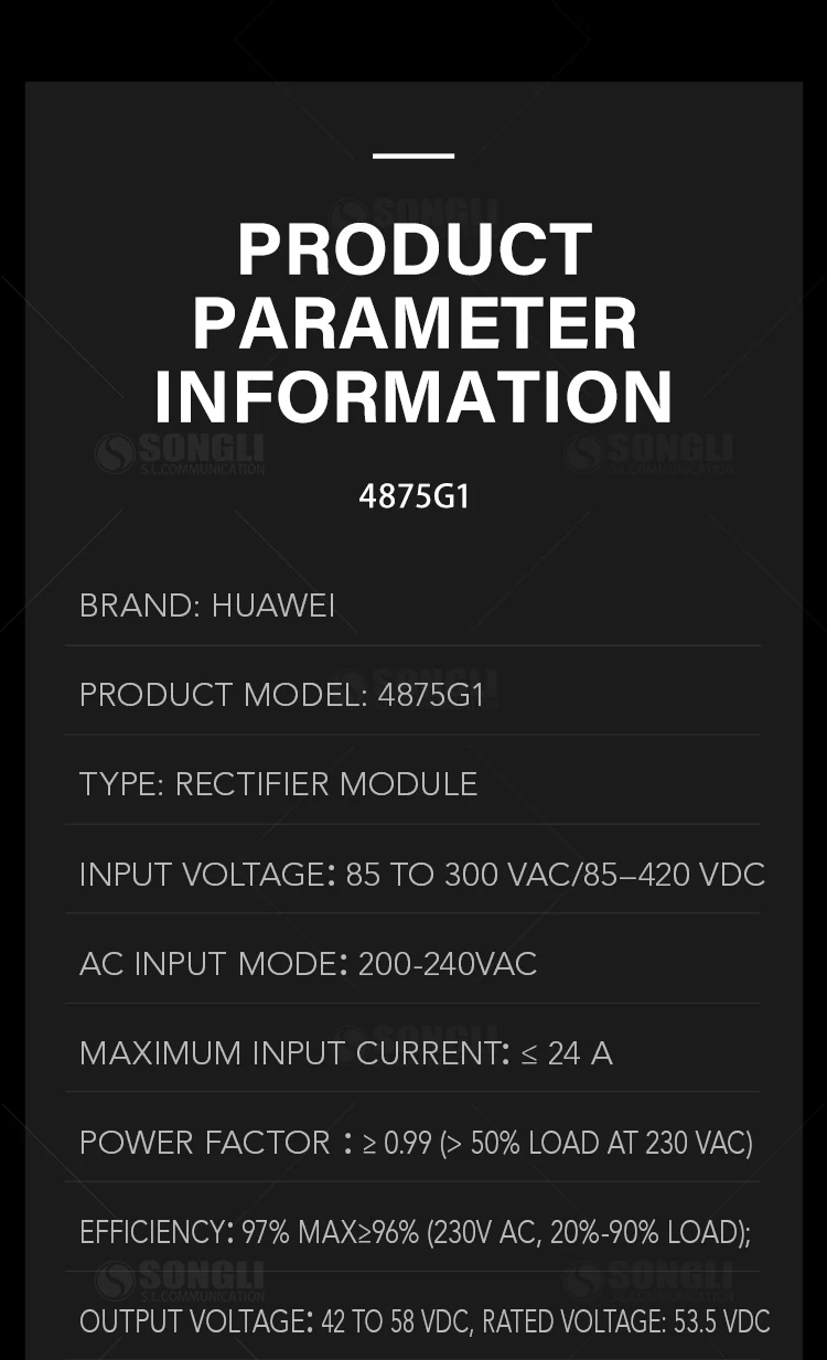 Rectifier Module 48v Power Supply Telecom Power Rectifier Module ...