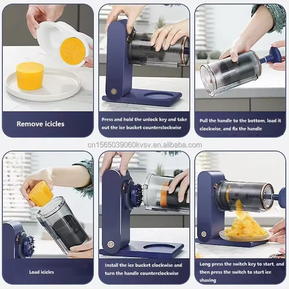 Fully Automatic Ice Breaker Portable Rechargeable Intelligent Fruit ...