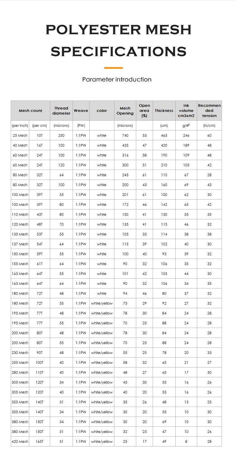 Doyan Multifilament Screen Printing Mesh For Garment Free Shipping High ...