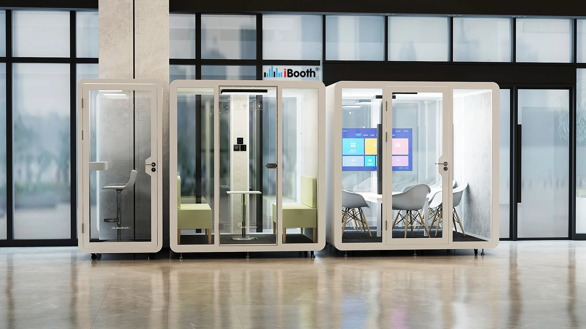 Soundproof Office Pods - Modular Prefab Houses for Meetings