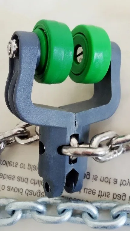 Plastic Resin Synthetic Yoke For Overhead T Track Conveyor Poultry ...