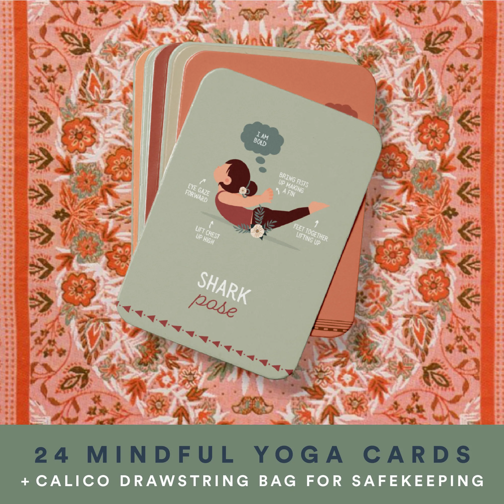Custom Printed Kids Yoga Poses Cards - Fun & Education