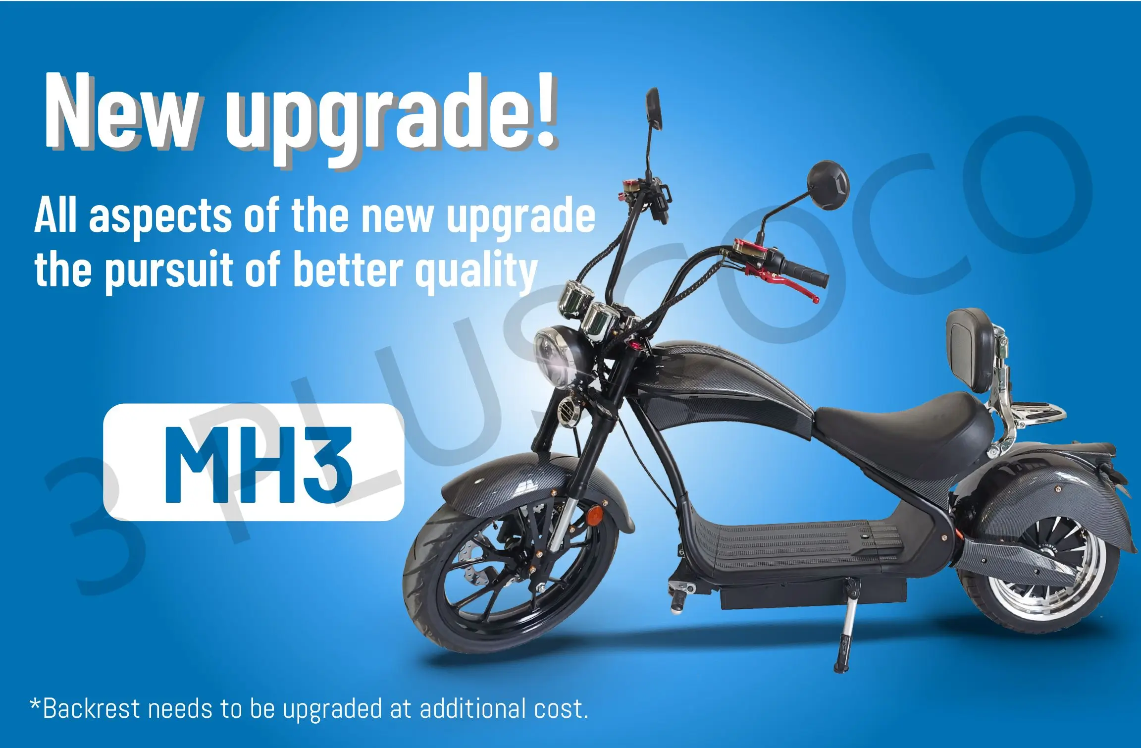Fat Tire E Chopper Citycoco 3000w - Versatile Electric Motorcycle