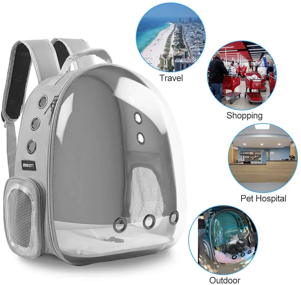 Pet Carrier Backpack Space Capsule Bubble Transparent Backpack for Cats ...